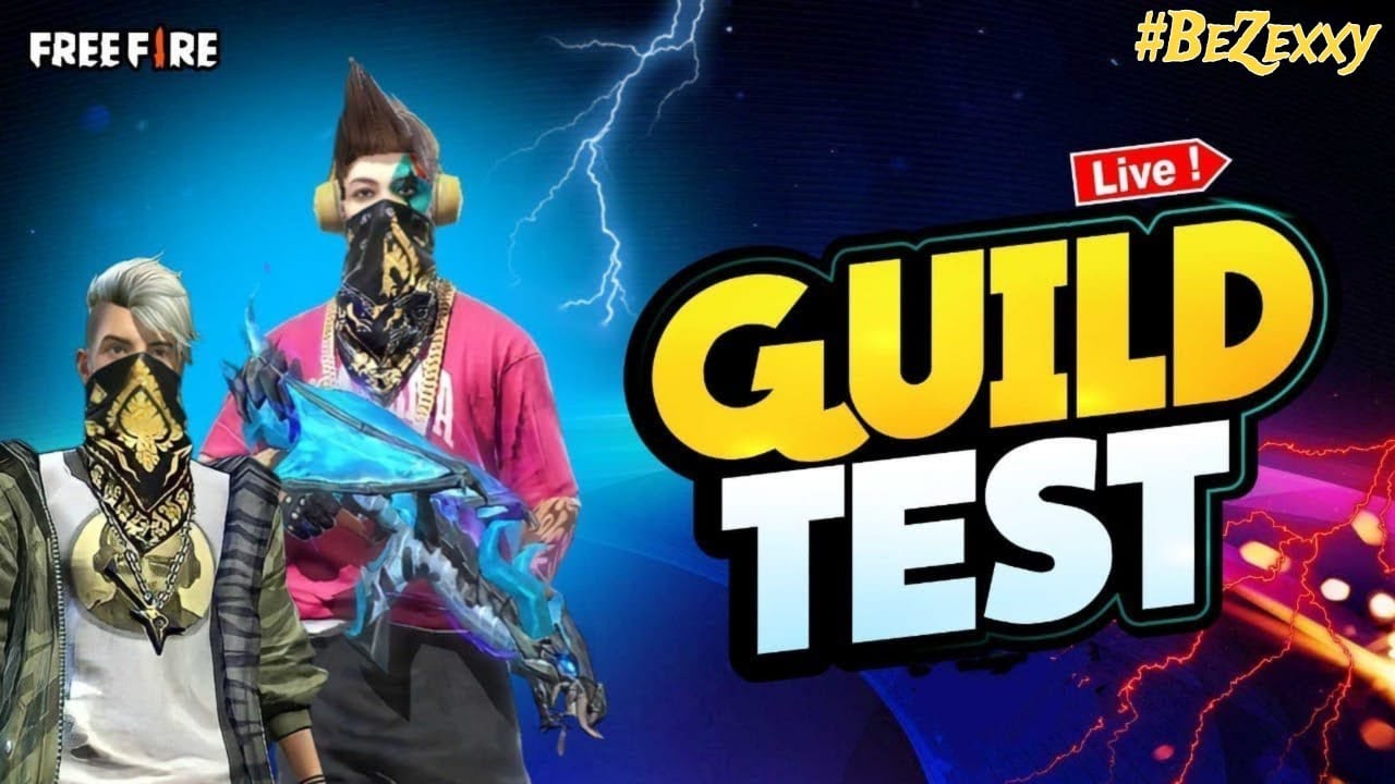 FF Live Guild Test !! Live Guild Test !! Free Fire Live Custom! Road to ...