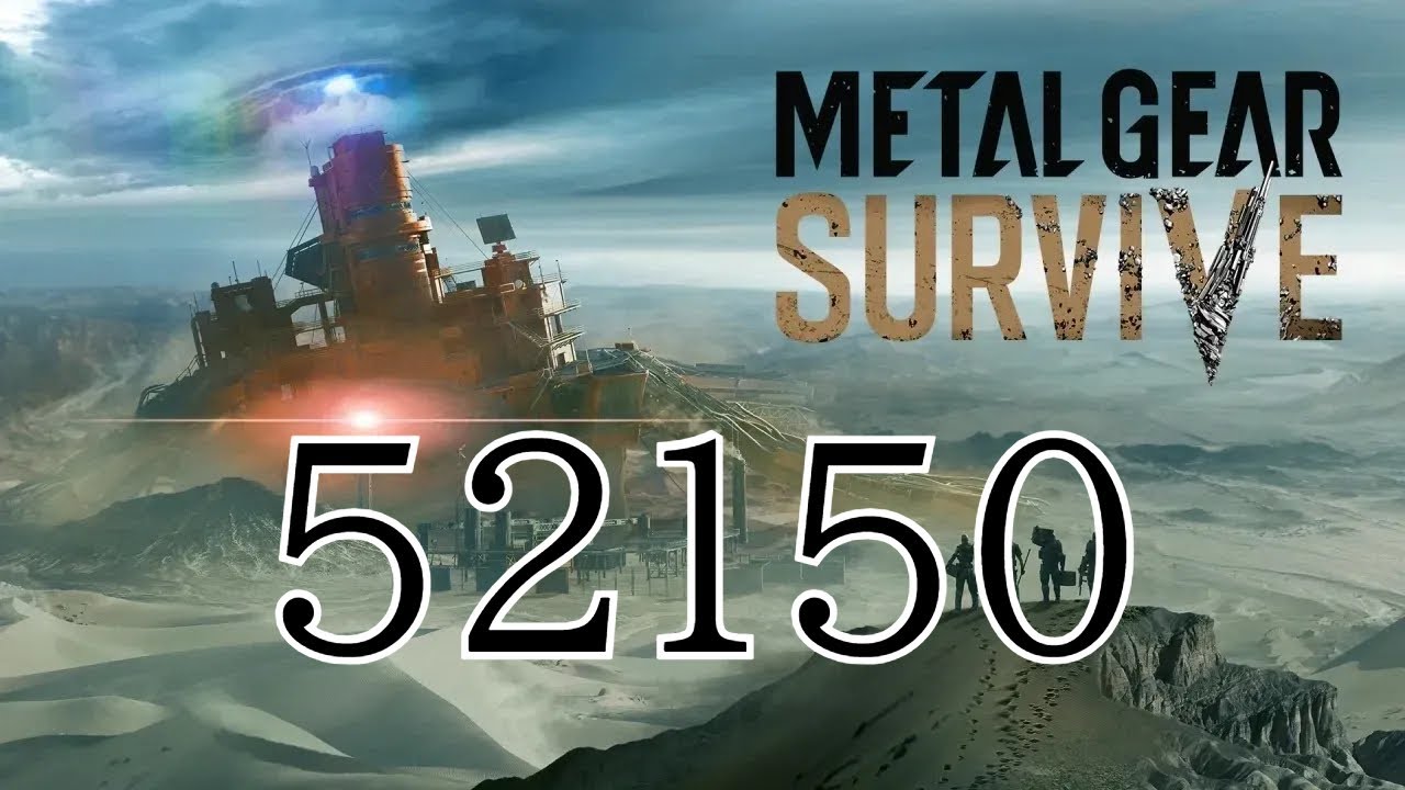 METAL GEAR SURVIVE サルベージミッション PERSONAL SCORE 52150 - YouTube