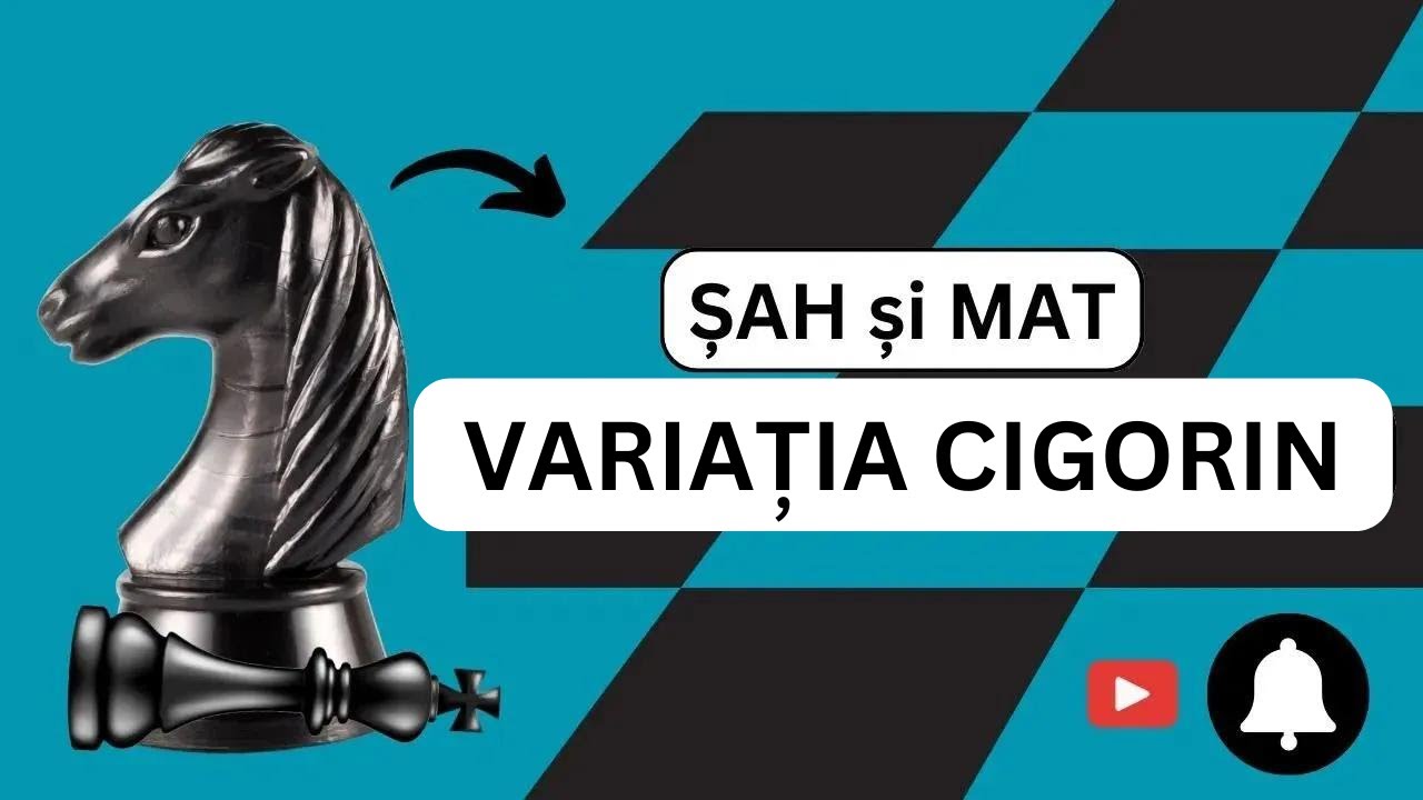 Nu ceda niciodată!!! Variația Čigorin !! Jucăm Șah! - YouTube