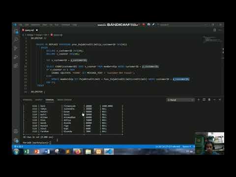 STORED FUNCTION, STORED PROCEDURE, DAN TRIGGER - Pada mariaDB --- UAS SBD - YouTube