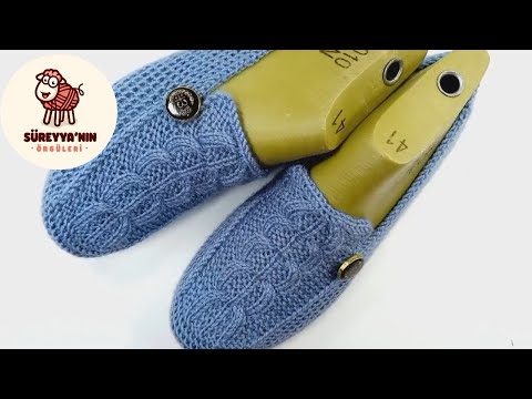 Harika Bir Model !! 💯💯 İki Şiş Erkek Patiği Yapımı
