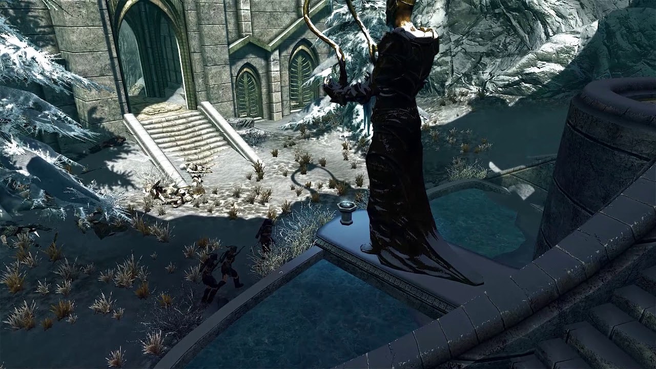 Skyrim Battles - Snow Prince & 10 Snow Elves vs Ysgramor & 10 Atmorans ...