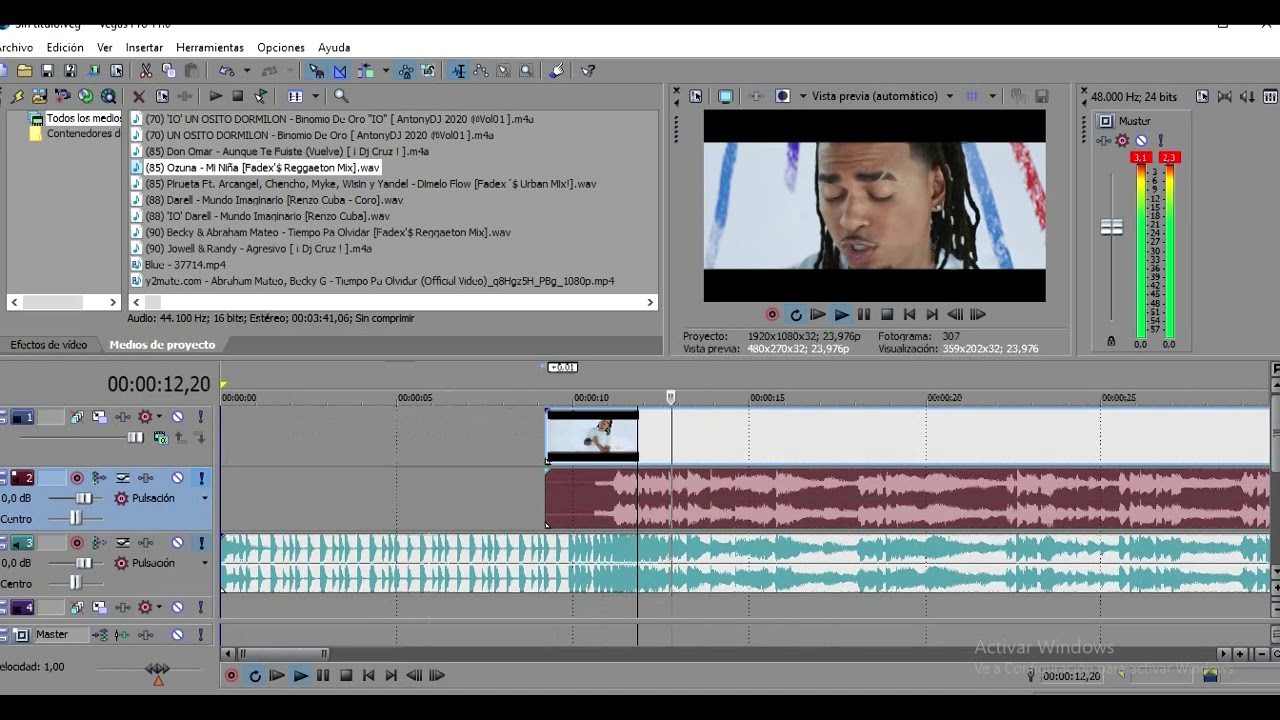 DVJ JM - VIDEOREMIX l Como Editar VIDEOREMIX o EDIT´S En Sony Vegas 'Pro11' ( Basico Parte01 ...