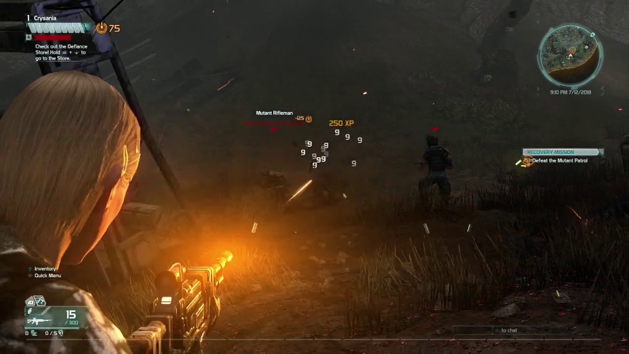 Defiance 2050 Assault Class Skills List and Weapon - YouTube