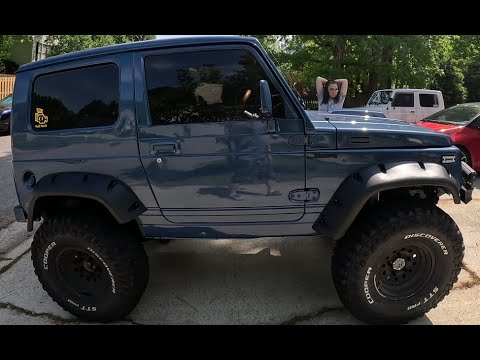 JA11V Blue Jimny For Sale - YouTube
