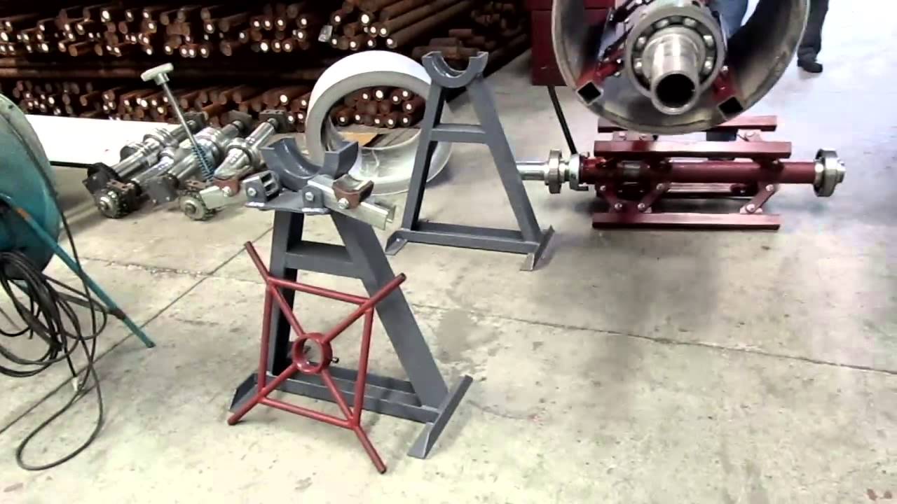 manual decoiler - YouTube