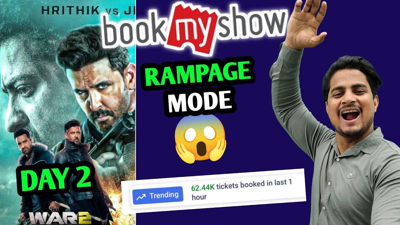 War 2 Huge BookMyShow Ticket Sold Out | War 2 Day 2 Box Office Report ...