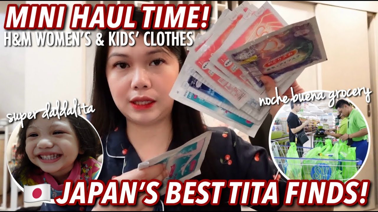 MINI HAUL TIME! JAPAN'S BEST TITA FINDS + H&M CLOTHES | VLOG245 Candy Inoue♥️ - YouTube