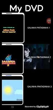 dvd galinha pintadinha 3 em 1 menu - YouTube
