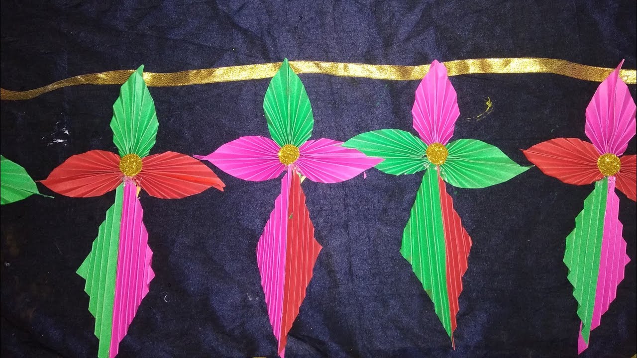 Diy colour paper toran for Diwali decoration// Diwali decoration ideas ...