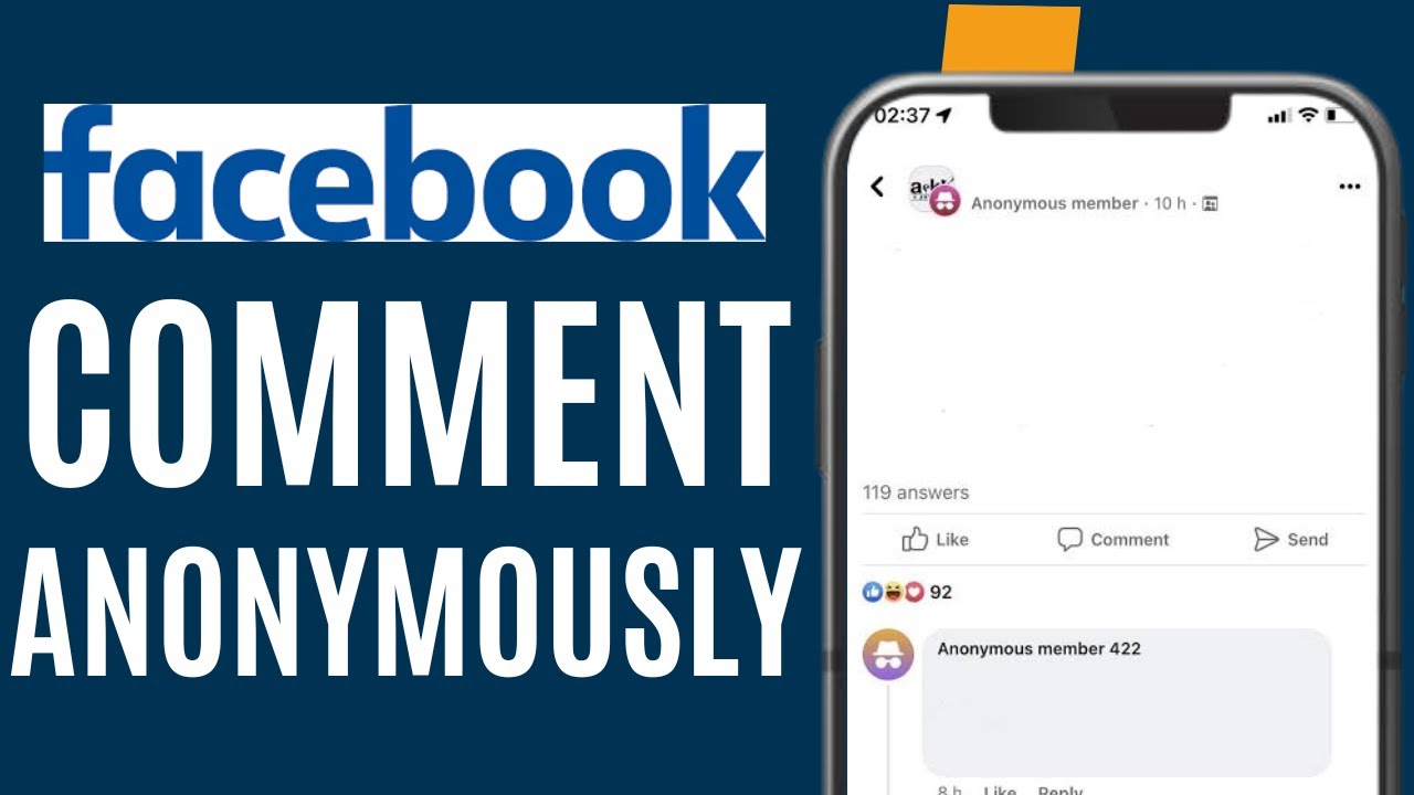 How to Comment Anonymously on Facebook Group - YouTube