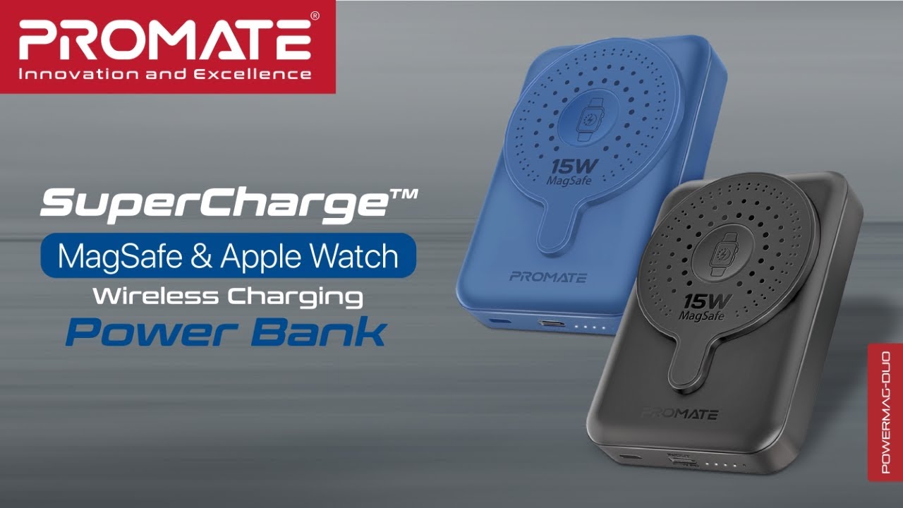 SuperCharge MagSafe & Apple Watch Wireless Charging Power Bank ...