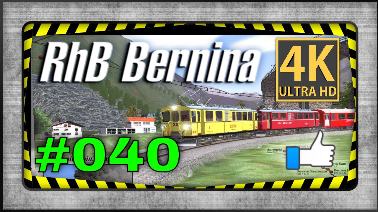 Microsoft Train Simulator Gameplay 4K – 040– Bernina Express ...