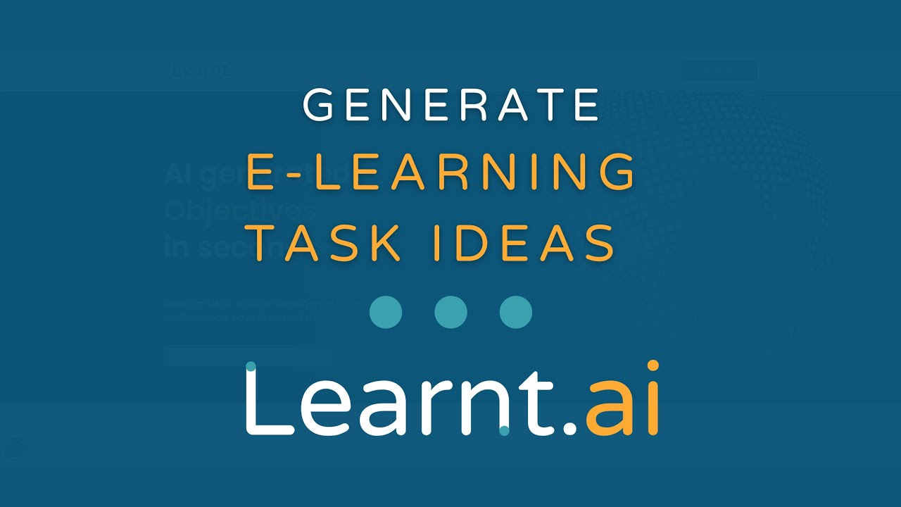 Design Interactive E Learning Tasks With Learnt ai YouTube Design Interactive E Learning Tasks With Learnt ai YouTube