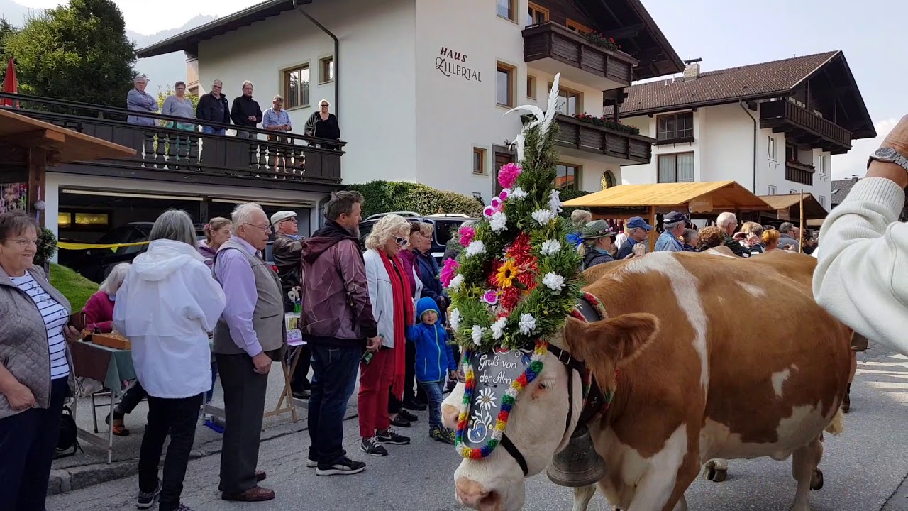 Almabtrieb Reith im Alpbachtal 29.09 2018 - YouTube