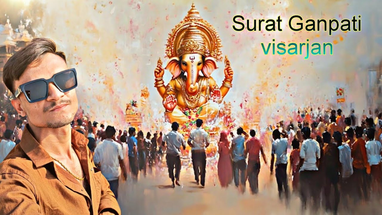 Hazira Sea Port Ganpati Visarjan 2025|Surat Hazira Port Ganpati ...
