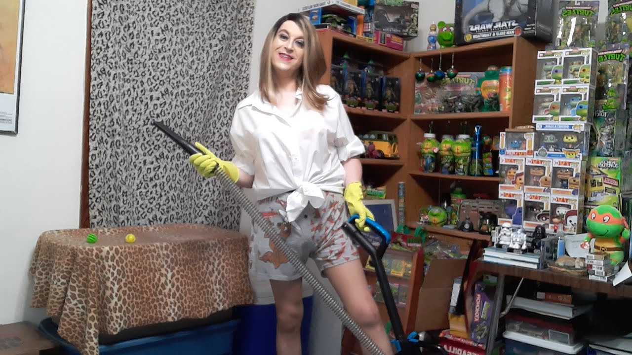Crossdresser House Cleaning - YouTube