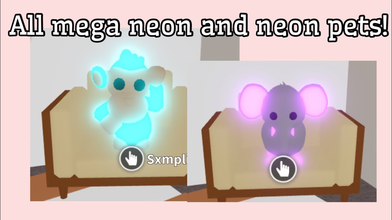 All my mega neon and neon pets! [pt.2] - YouTube