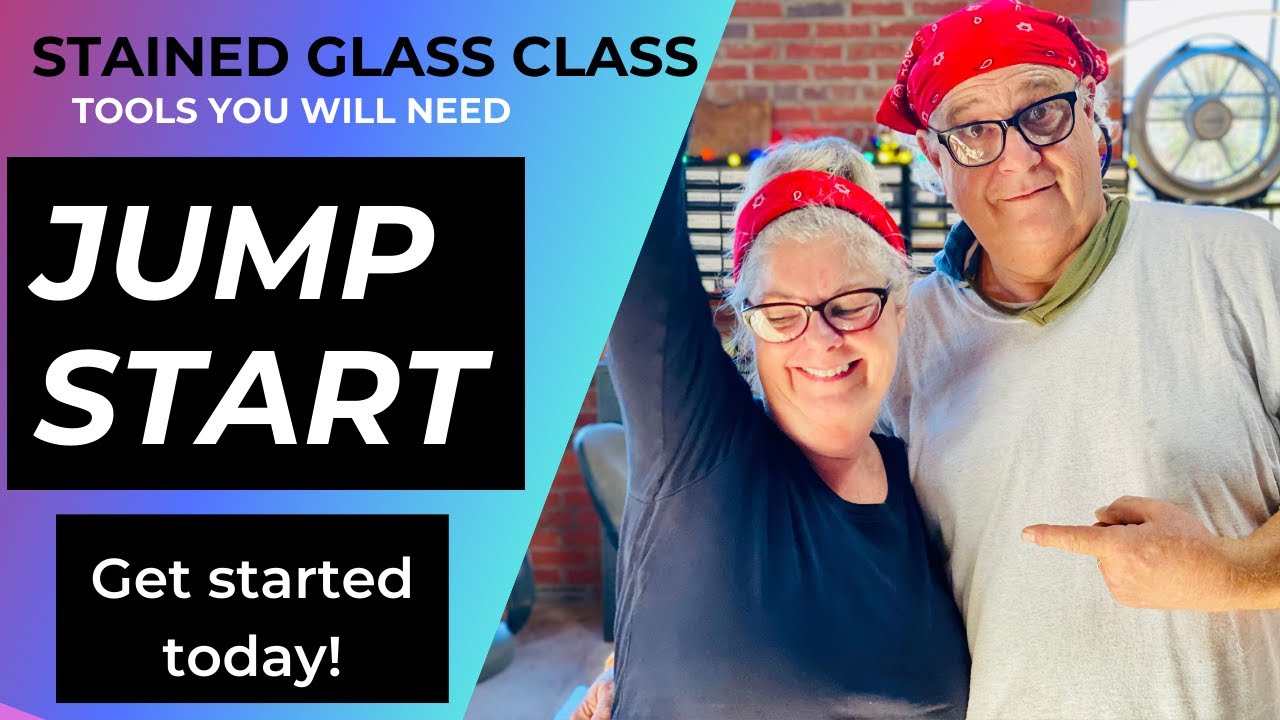 How We Start A Stained Glass Class - YouTube