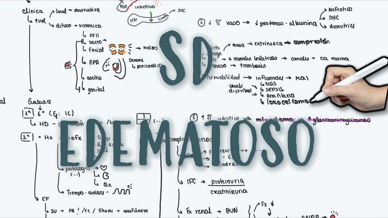SINDROME EDEMATOSO #fisiopatologia #nefrotico #Overfill #Underfill # ...