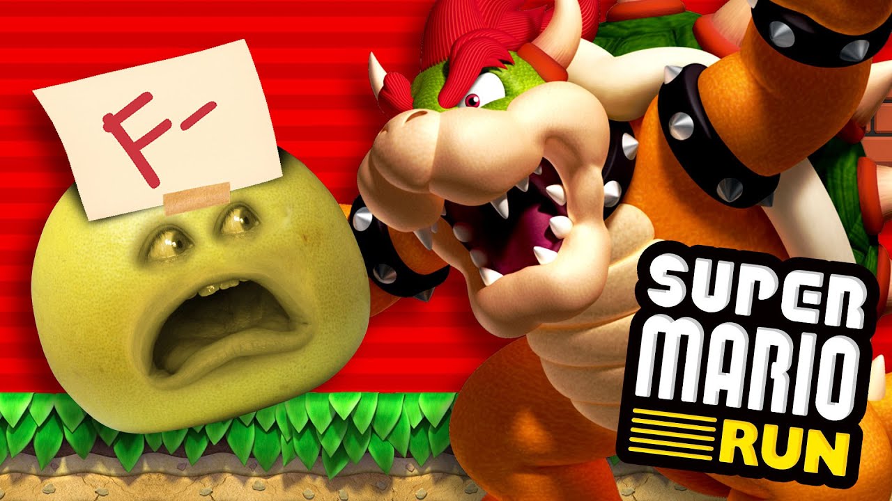 Grapefruit FAILS at Super Mario Run (Lost Episode) - YouTube