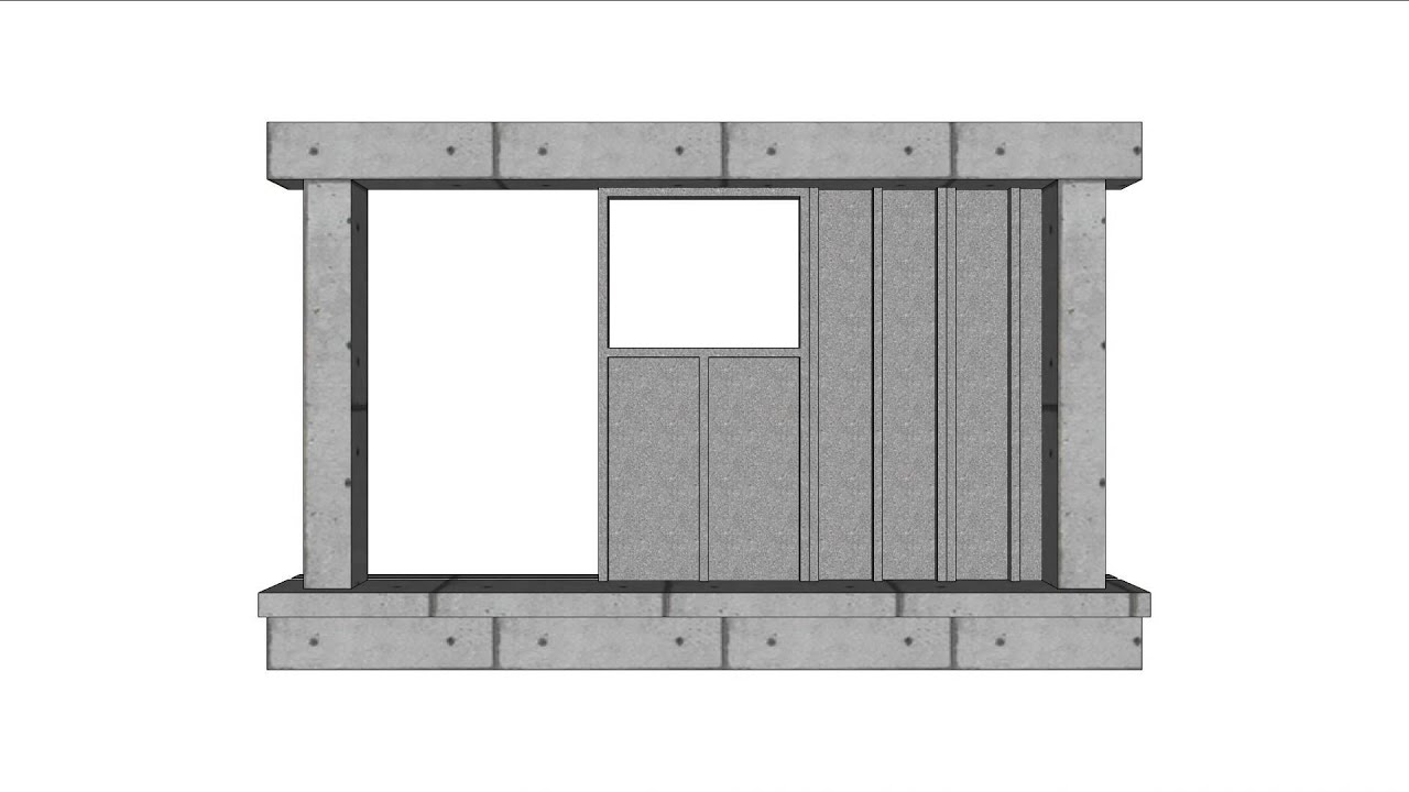 E2E Panel Wall Installation Simulation - YouTube