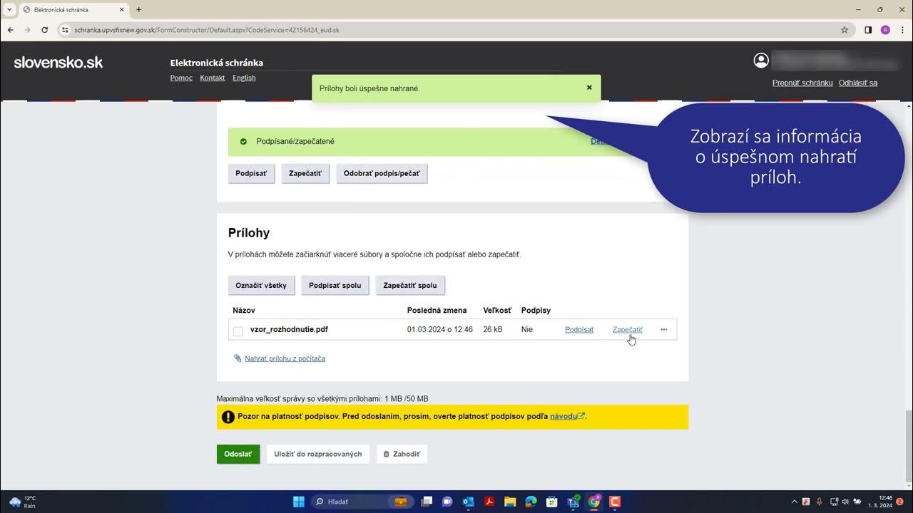 Doložka o autorizácii - návod na vyplnenie v elektronickej schránke - YouTube