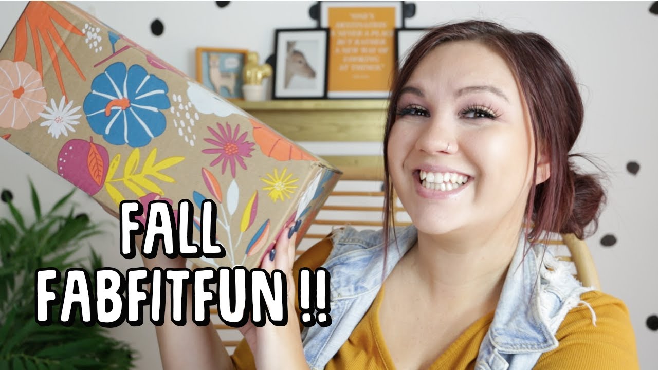 FabFitFun fall 2020 unboxing - YouTube