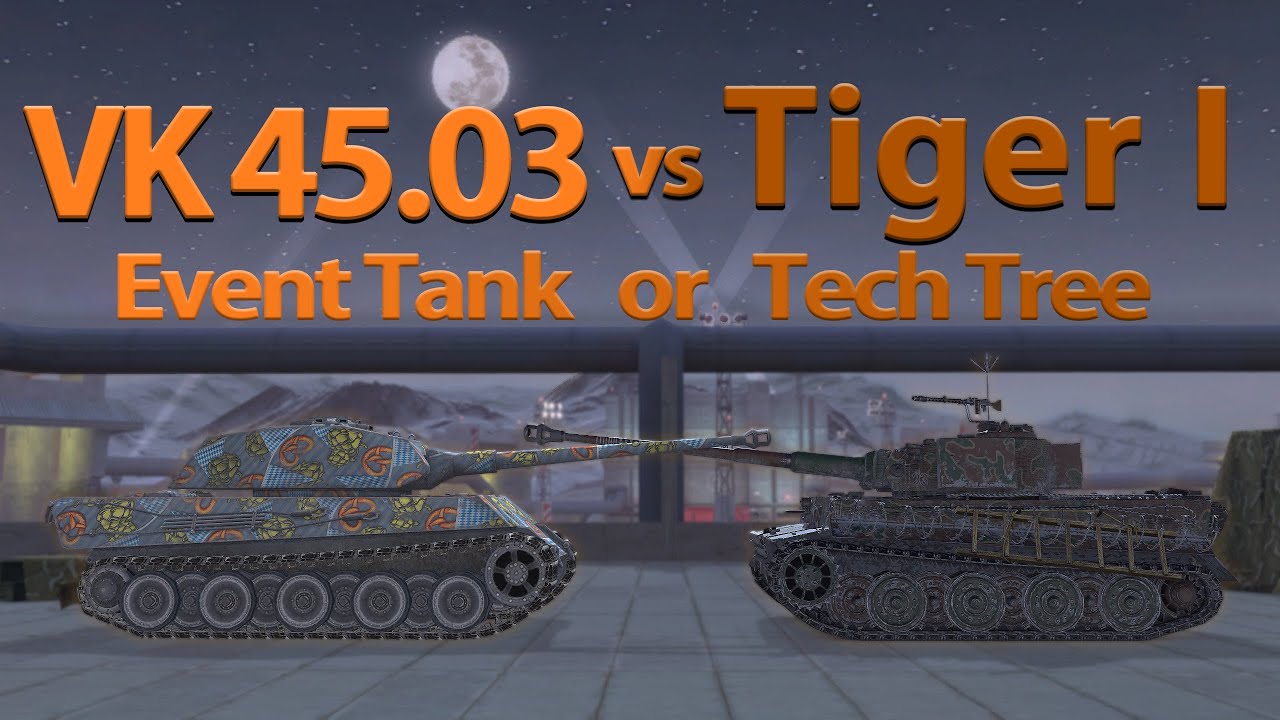 WOT Blitz Face Off || VK 45.03 vs Tiger I - YouTube