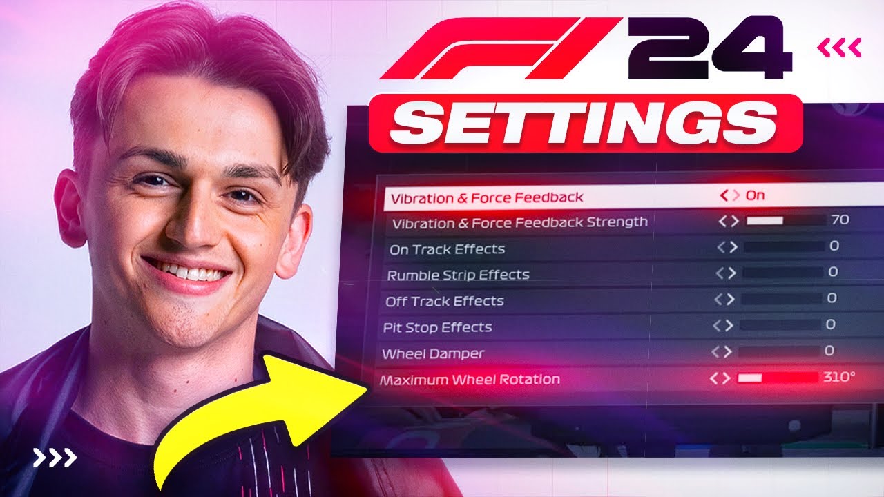 My BEST SETTINGS on F1 24! - YouTube