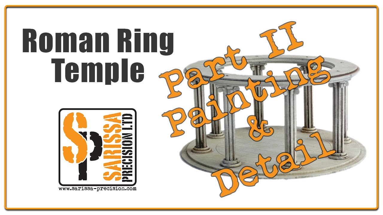 Step By Step build series - Roman Temple Pt2, painting & detail - YouTube