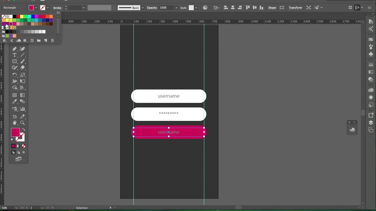 Mobile App Design in Adobe Illustrator CC - YouTube