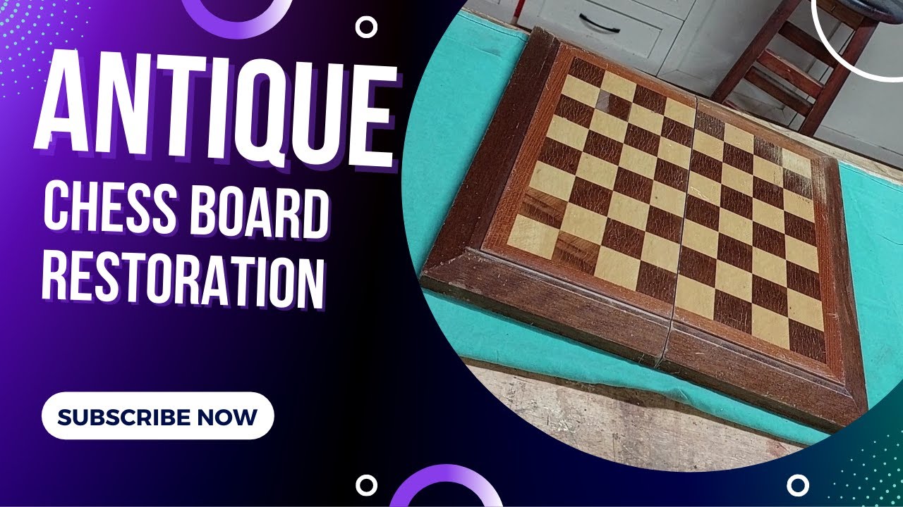 The Antique Chess Board Restoration Project - YouTube