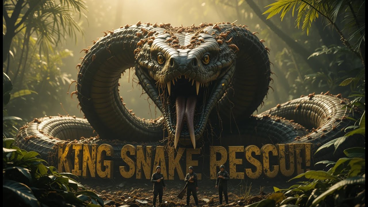 KING SNAKE RESCUE! Giant Cobra Overrun by BILLIONS of Parasites ...