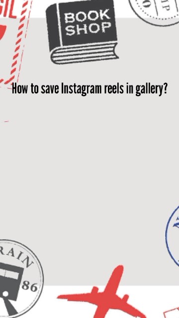 how to save instagram reels in gallery #shorts #reels #instagram # ...