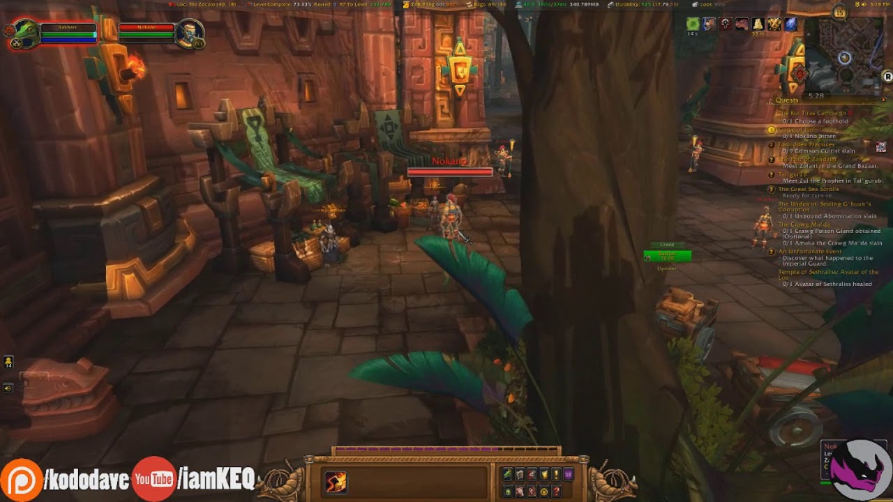 Curse of Jani - WoW Quests | Battle for Azeroth World of Warcraft - YouTube