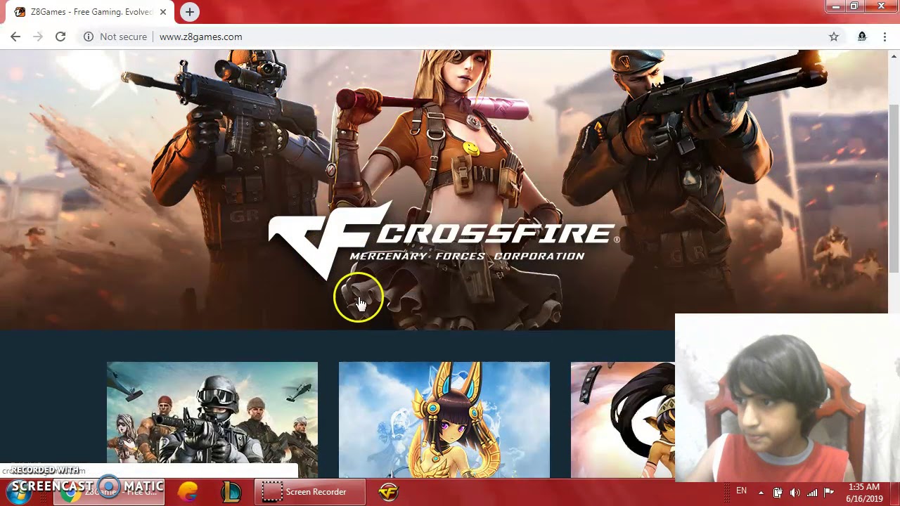 how to play crossfire and the link of z8games in tags - YouTube