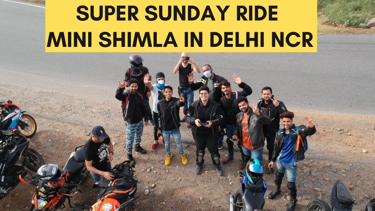 Mini Shimla in Delhi NCR | Super Sunday Ride | Yamaha R15V3 | KTM Duke ...