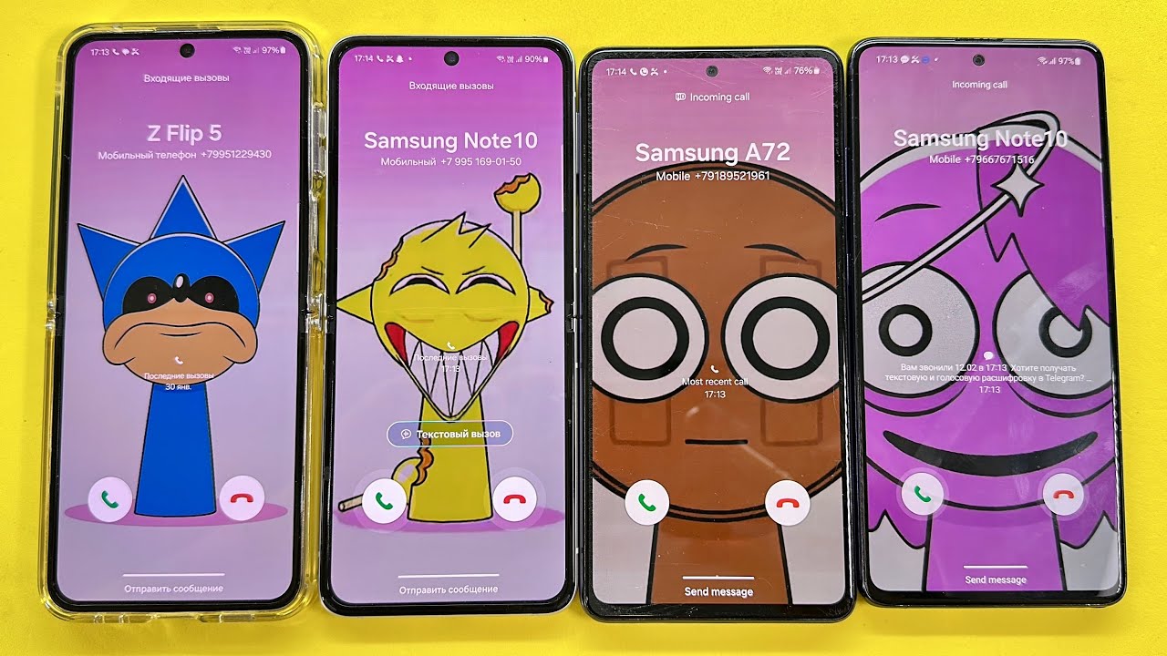 Animated Series Intro Sprunki | Incoming Call Sprunki Galaxy S25 ultra ...