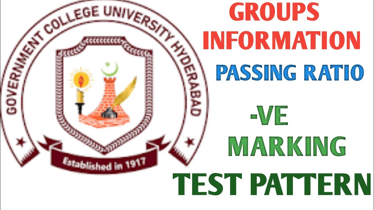 Government College Hyderabad//test pattern//Groups//forms information ...