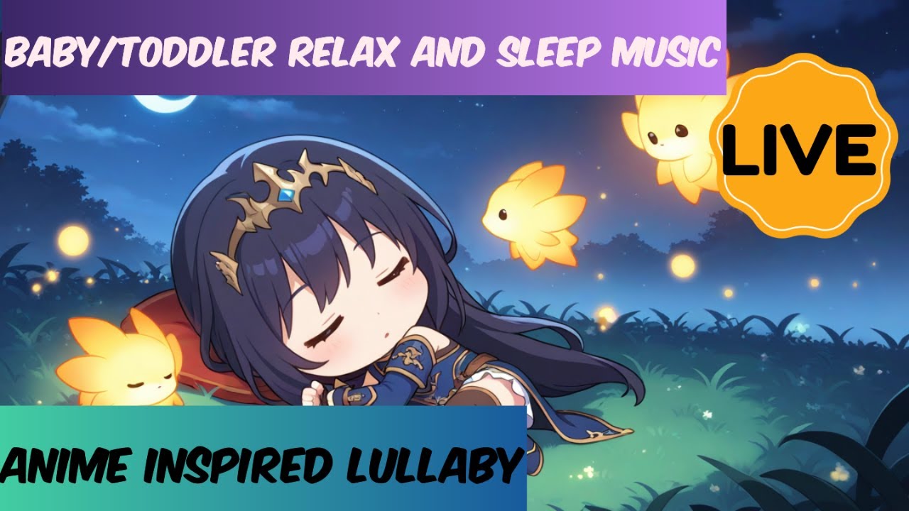 🎶 Baby & Toddler Sleep Music - Anime Inspired Baby Lullabies - Chibi ...
