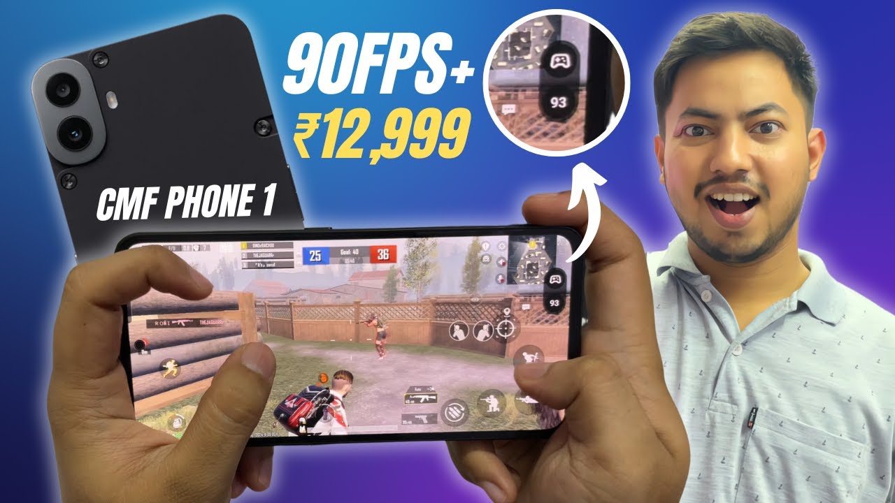 CMF Phone 1 BGMI Test - You Won't Believe This! - YouTube