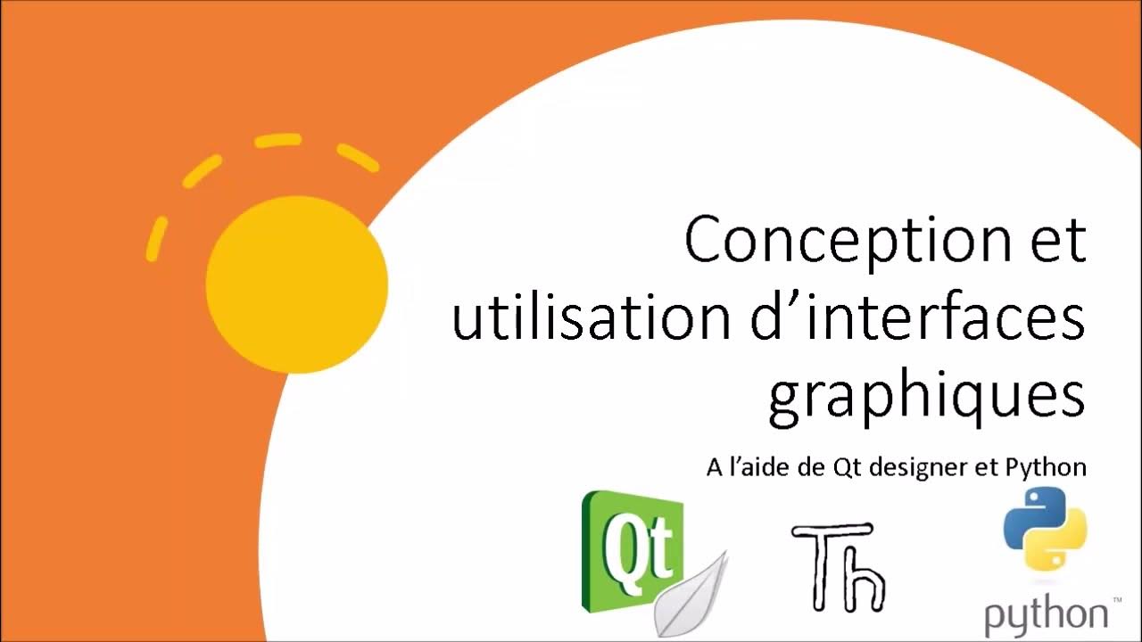 TP1: Création d'interfaces graphiques à l'aide de Qt designer et Python - YouTube