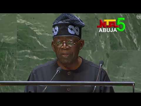 PRESIDENT TINUBU ADDRESS 78TH UNGA - YouTube