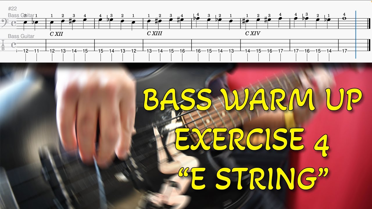 Bass Warm Up Exercise 4 "E String" - YouTube