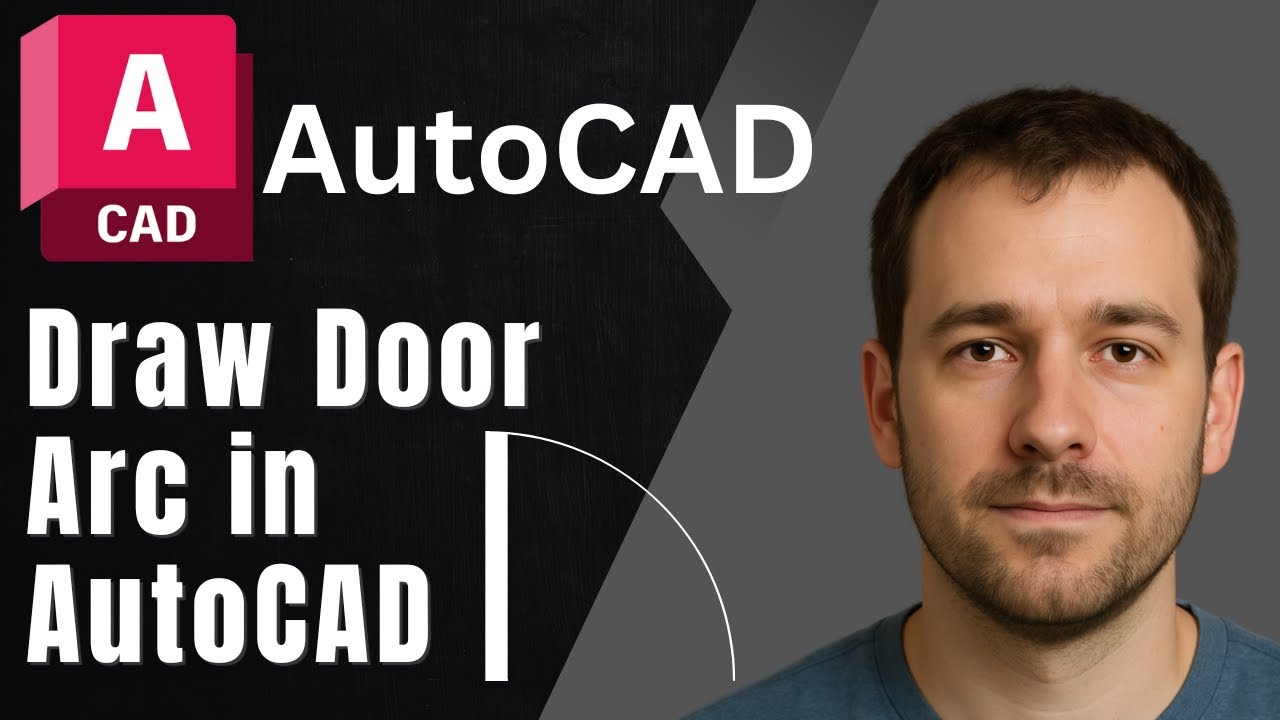 AutoCAD: How to Draw an Arc for Doors (Door Swing Arc Tutorial) - YouTube
