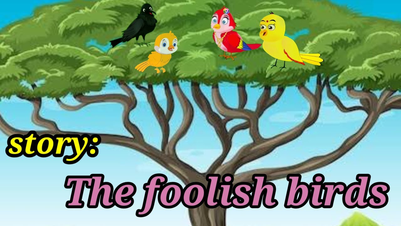the foolish birds|animated story| - YouTube