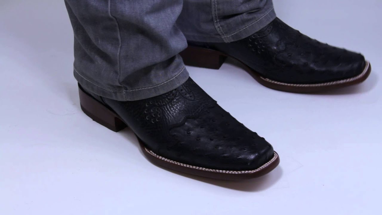 Denver Boots - Botas de Aventruz Estilo Rodeo - YouTube