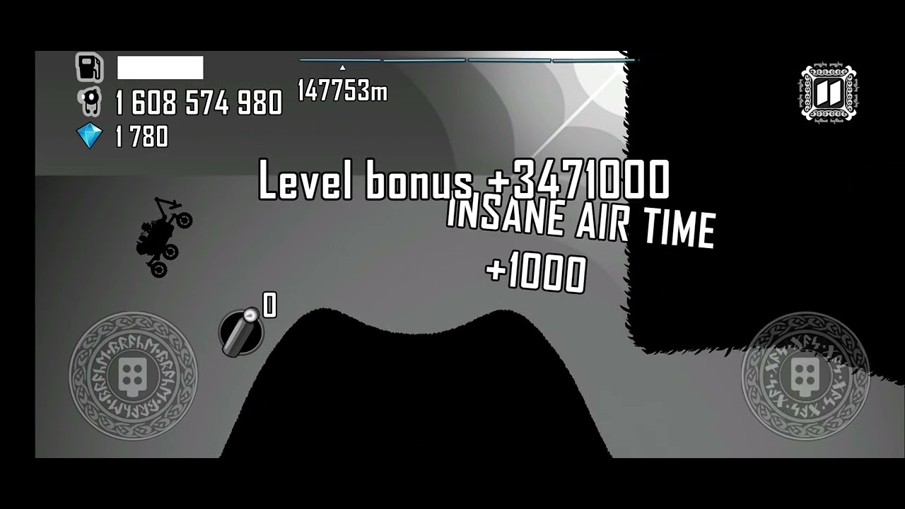 Hill Climb Racing : Moonlander & Ragnarok 160307 m - YouTube