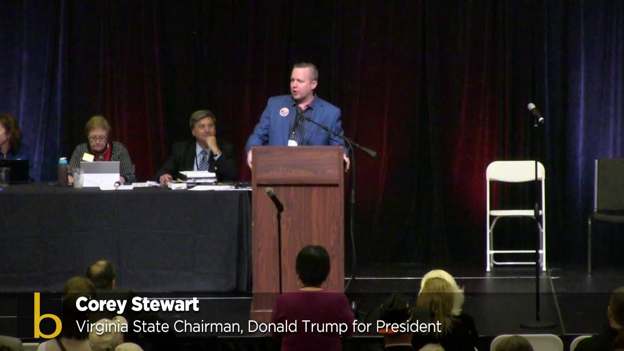 Corey Stewart: State Campaign Chair, Donald J. Trump for President ...